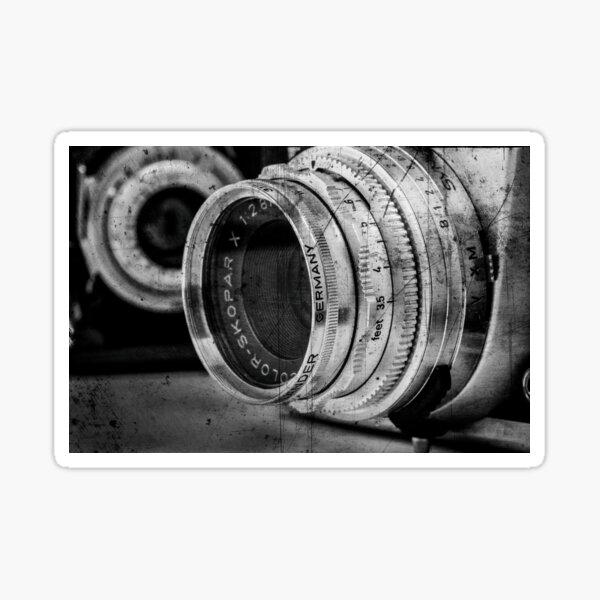 "Classic Lenses" Sticker for Sale by Femaleform | Redbubble