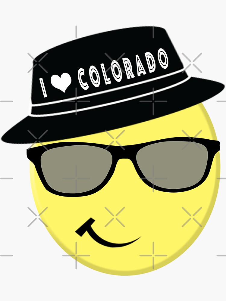 "I love Colorado - Happy Smiley Face Camper " Sticker for Sale by ...