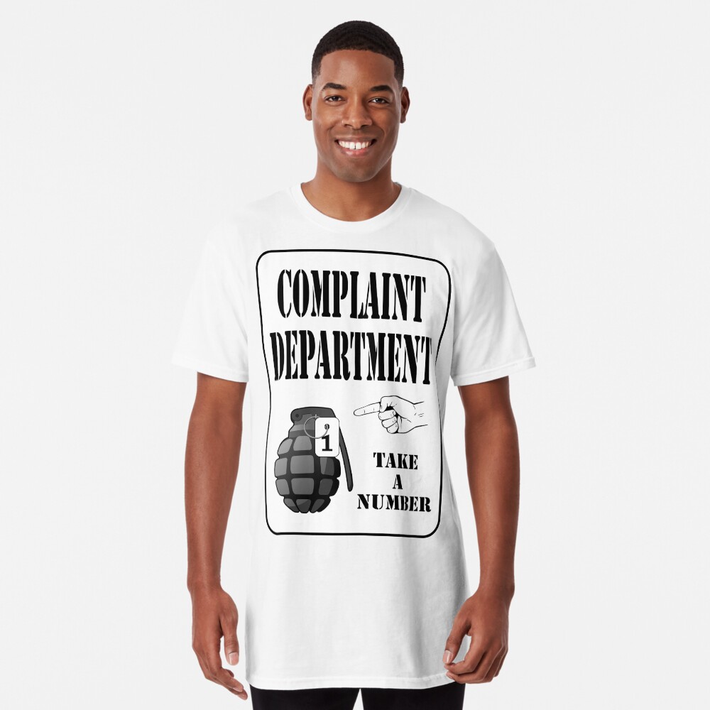 "Complaint department funny meme - take a number" Sticker for Sale by ...