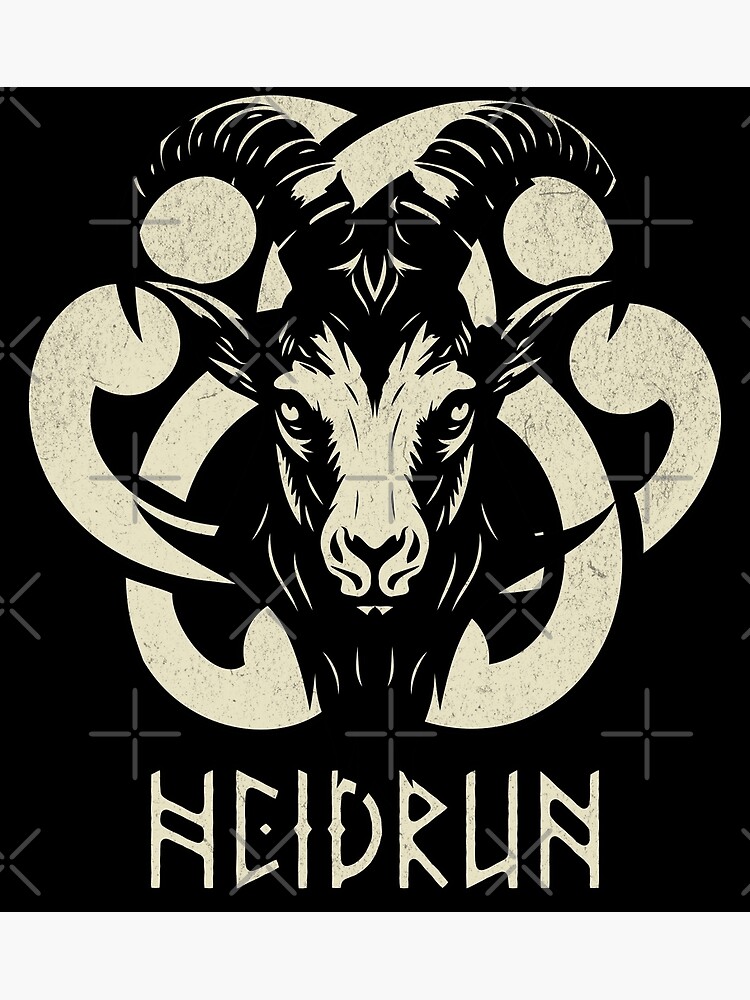 "Heidrun From Norse Mythology" Poster for Sale by Khihi | Redbubble