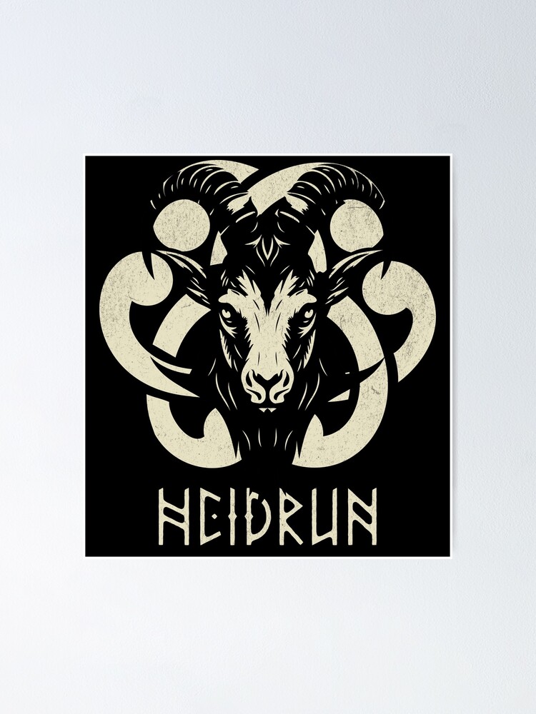 "Heidrun From Norse Mythology" Poster for Sale by Khihi | Redbubble