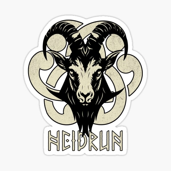 "Heidrun From Norse Mythology" Sticker for Sale by Khihi | Redbubble