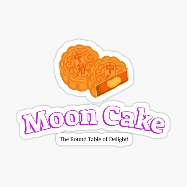 "Chinese Mooncakes Mid-Autumn Festival" Sticker for Sale by Pure-Canvas ...