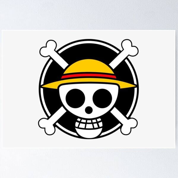 "one piece logo" Poster by C0coArtist | Redbubble