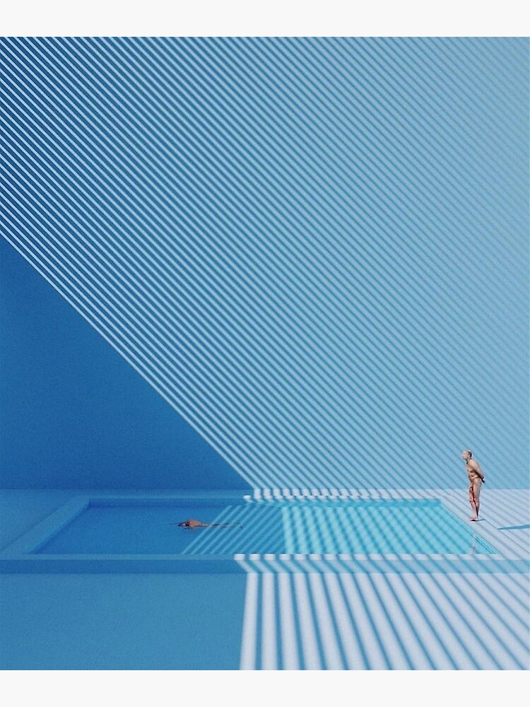 Postkarte for Sale mit "David Hockney Big Splash – David Hockney ...