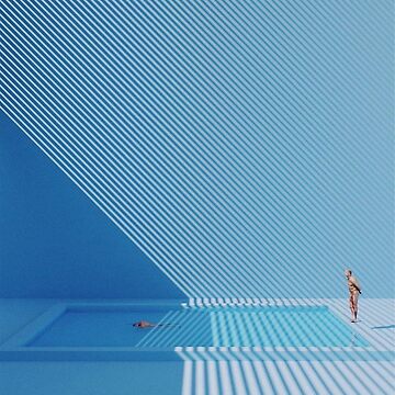 Postkarte for Sale mit "David Hockney Big Splash – David Hockney ...