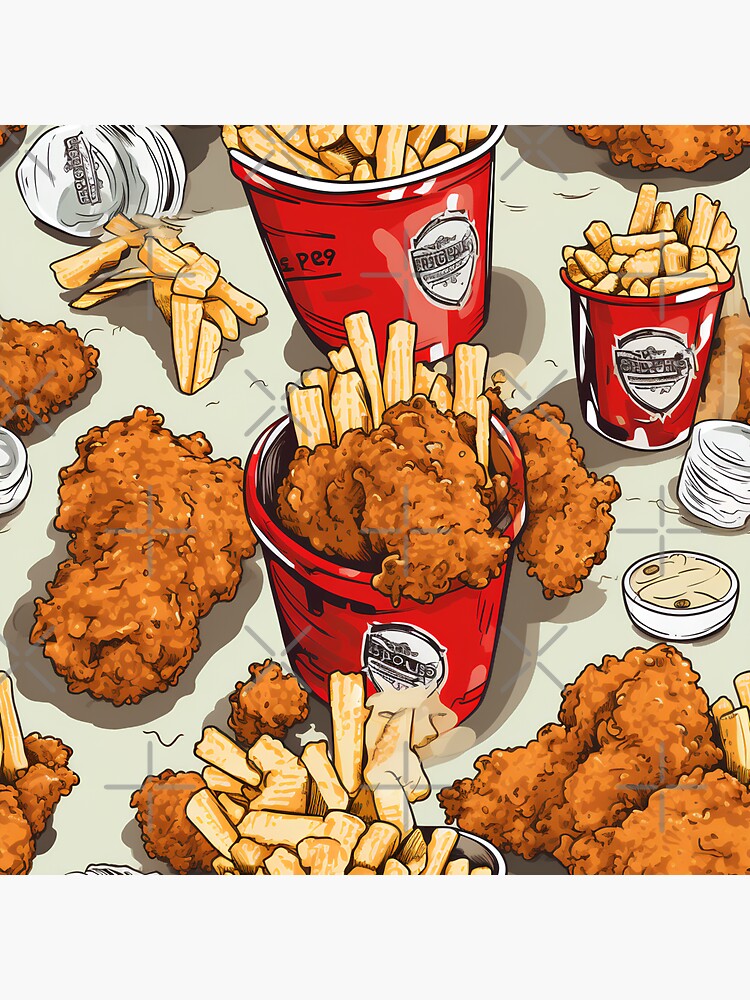 "KFC seamless" Sticker for Sale by Ttthunder123 | Redbubble