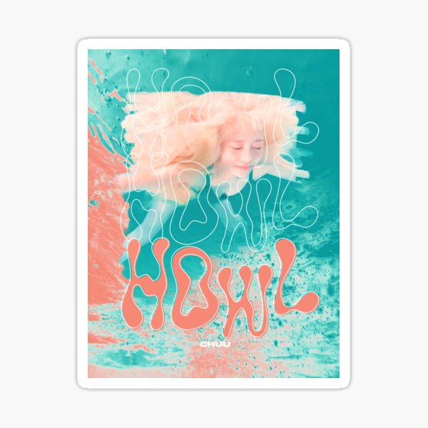 "HOWL" Sticker for Sale by savvigraphics | Redbubble