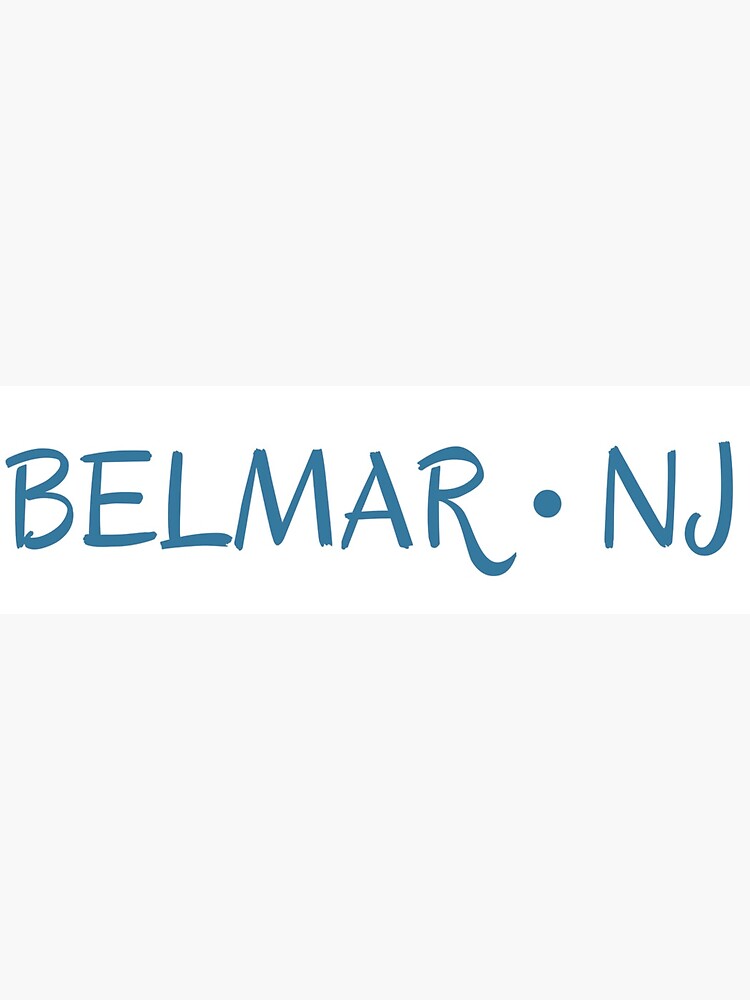 "Belmar, NJ" Sticker by waves4 | Redbubble