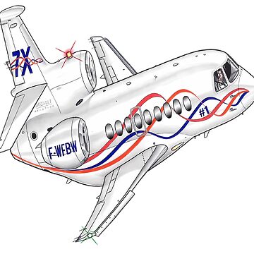 "Art Dassault Falcon 7X " Sticker for Sale by DouglasAraujo7 | Redbubble
