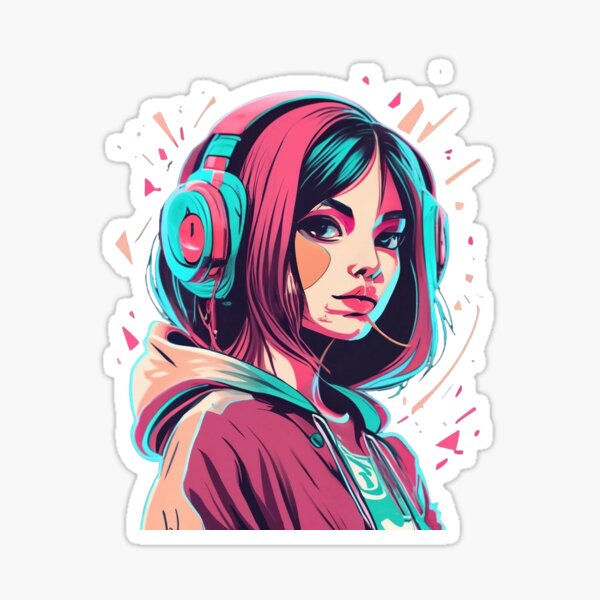 "pokimane open cool" Sticker for Sale by ‪Moataz Ibrahium‬‏ | Redbubble