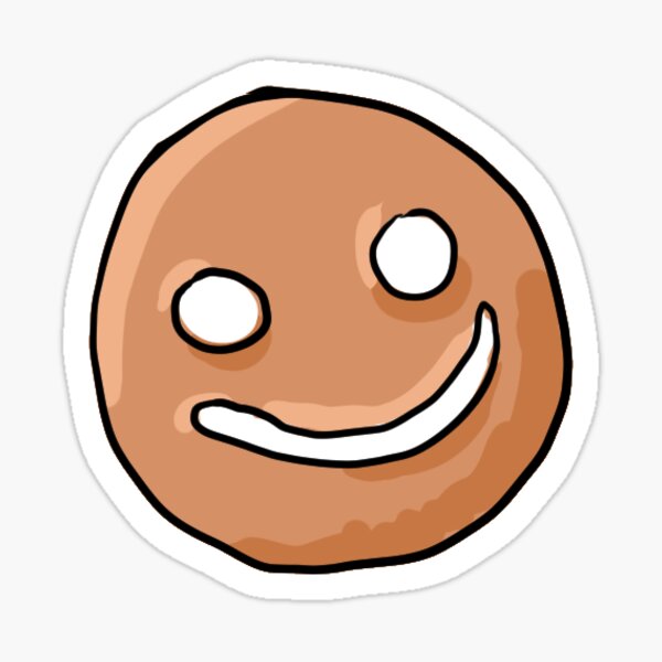 "Potato Smiley" Sticker for Sale by Tokumei-Merch | Redbubble