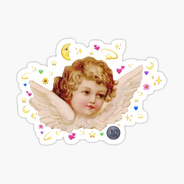 Angel Emoji Stickers | Redbubble