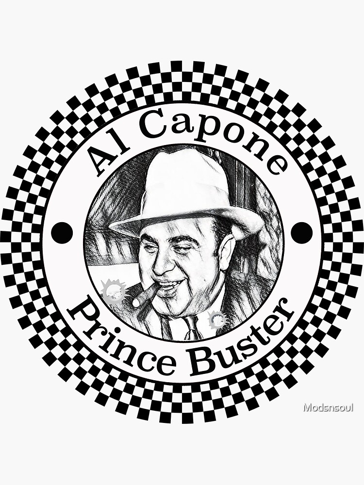 "Al Capone - Prince Buster" Sticker by Modsnsoul | Redbubble