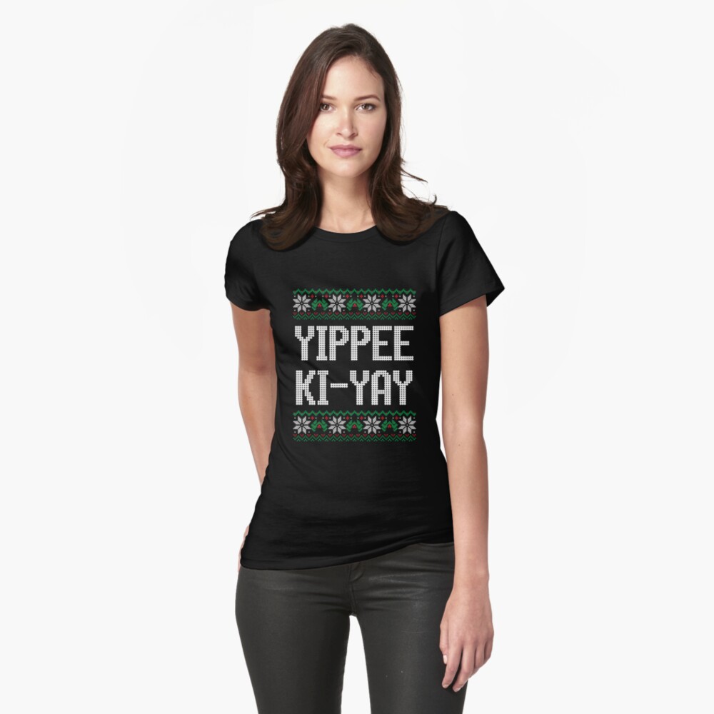 "Yippee Ki-Yay" Essential T-Shirt for Sale by Primotees | Redbubble