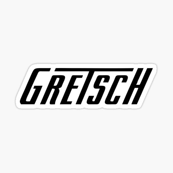 "Gretsch" Sticker for Sale by meyxitamirani | Redbubble