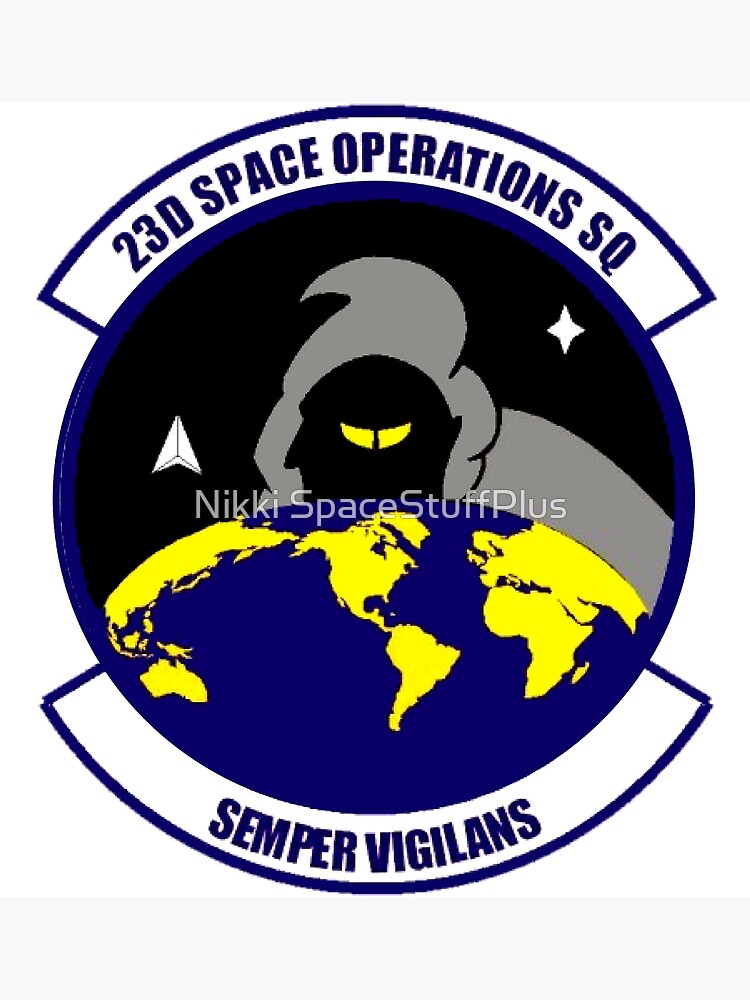 "23rd Space Operations Squadron (23 SOPS) Crest on the BACK of Shirts ...