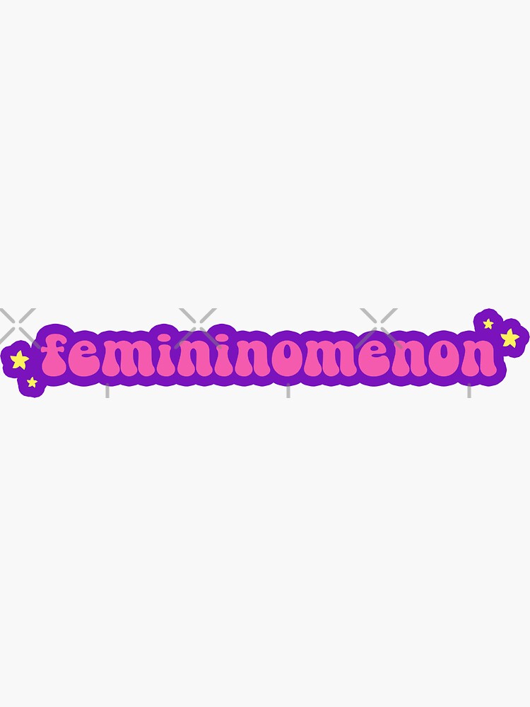"Femininomenon Pink/Purple || Chappell Roan lyrics" Sticker for Sale by ...