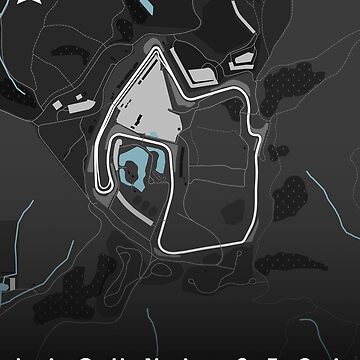 "WeatherTech Laguna Seca Raceway | IndyCar Track Map" Sticker for Sale ...