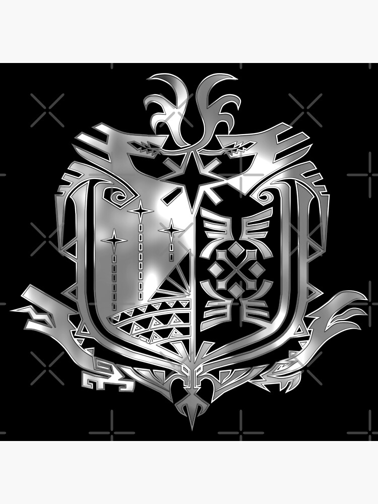 "MHW Metal Emblem" Poster for Sale by CCCDesign | Redbubble