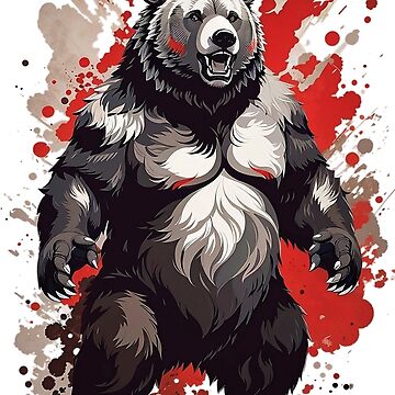 "Angry bear" Sticker for Sale by Arextr | Redbubble