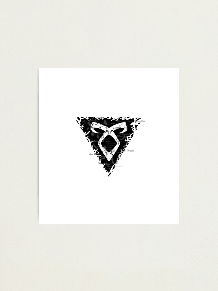 "Shadowhunters rune - Angelic power rune feathers and words - Clary ...