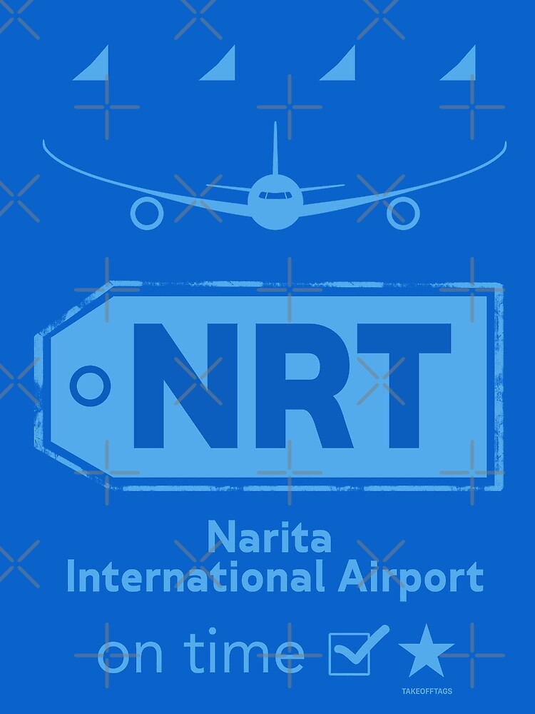 "NRT Narita blue" Poster for Sale by Aviators | Redbubble
