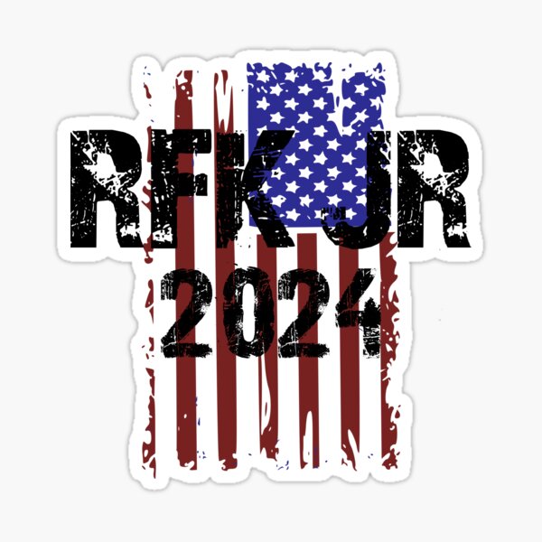 "RFK JR 2024" Sticker for Sale by Colorfulman | Redbubble