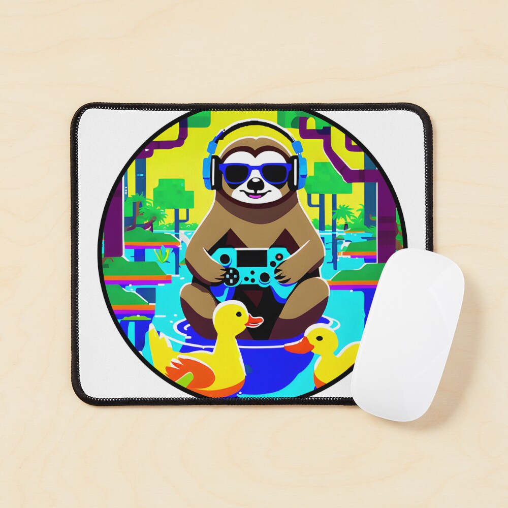 "Arcade sloth with playstation meme" Sticker for Sale by slothsandducks ...