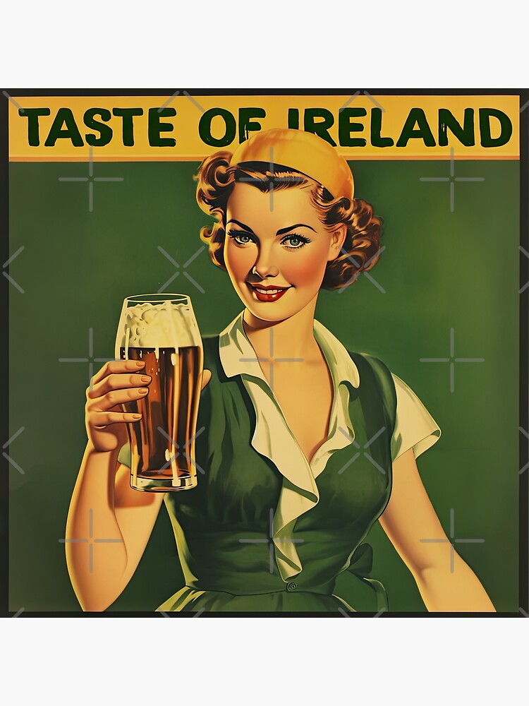"Irish Beer Commercial Ad Vintage Retro Poster" Poster for Sale by Cozy ...