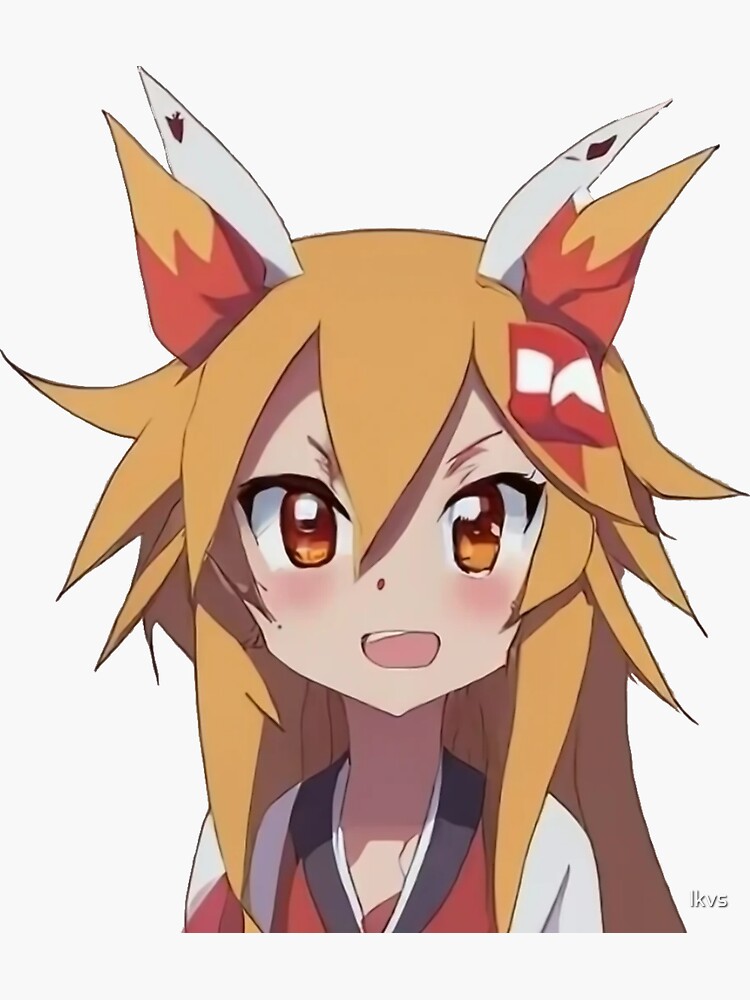 "Young Sewayaki Kitsune no Senko-san" Sticker for Sale by lkvs | Redbubble