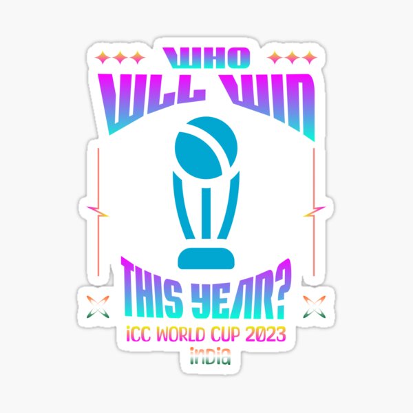 "ICC World Cup 2023 - Cricket Fever Unleashed!" Sticker for Sale by ...