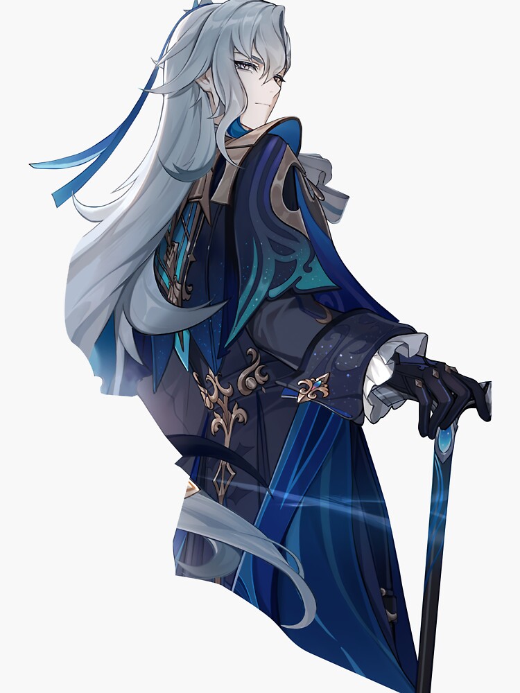 "Genshin Impact Neuvillette" Sticker for Sale by SISSON-ARTY | Redbubble