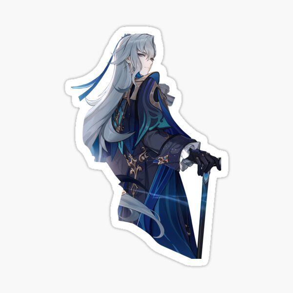 "Genshin Impact Neuvillette" Sticker for Sale by SISSON-ARTY | Redbubble