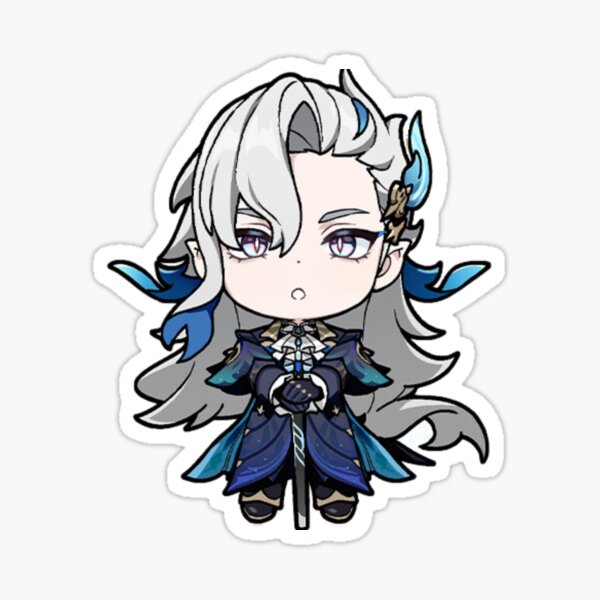 "Genshin Impact Neuvillette" Sticker for Sale by SISSON-ARTY | Redbubble