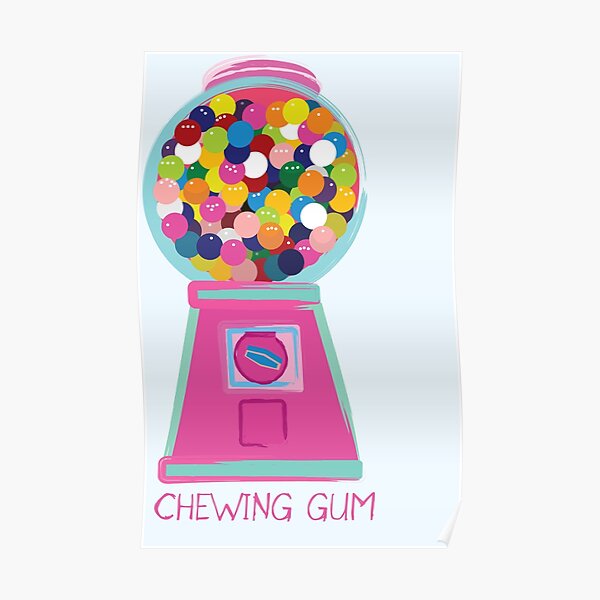 "Gumball Machine" Poster for Sale by underwatercity | Redbubble
