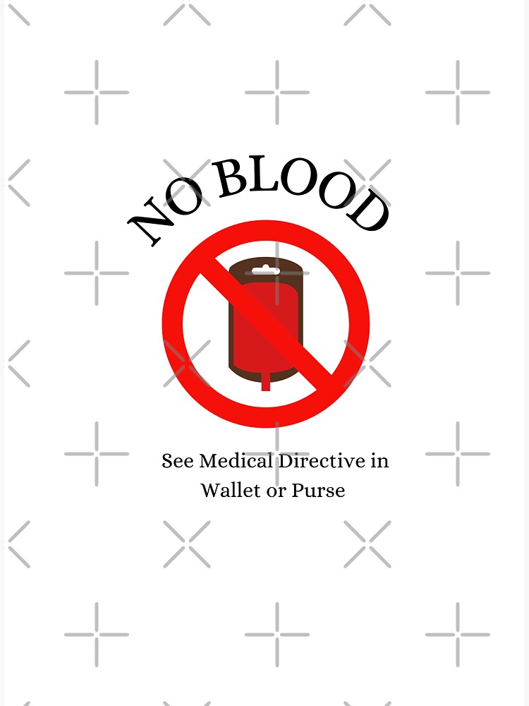 "no blood" Sticker by Friendly-Shop | Redbubble