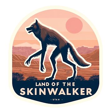 "Utah - Land of the Skinwalker" Sticker for Sale by RoboPresident ...