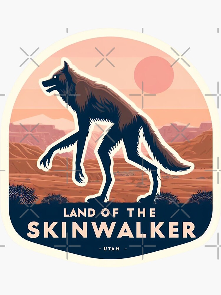 "Utah - Land of the Skinwalker" Sticker for Sale by RoboPresident ...