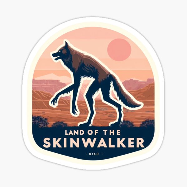 "Utah - Land of the Skinwalker" Sticker for Sale by RoboPresident ...