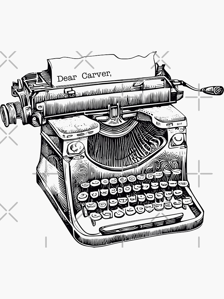 "Divine Rivals Dear Carver, " Sticker for Sale by RogueSyrene | Redbubble