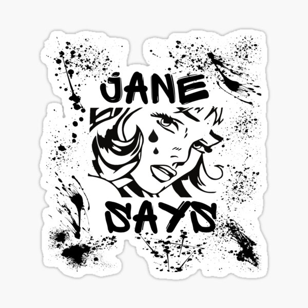 "Jane pop art, Lichtenstein style" Sticker by Optimystic-arts | Redbubble