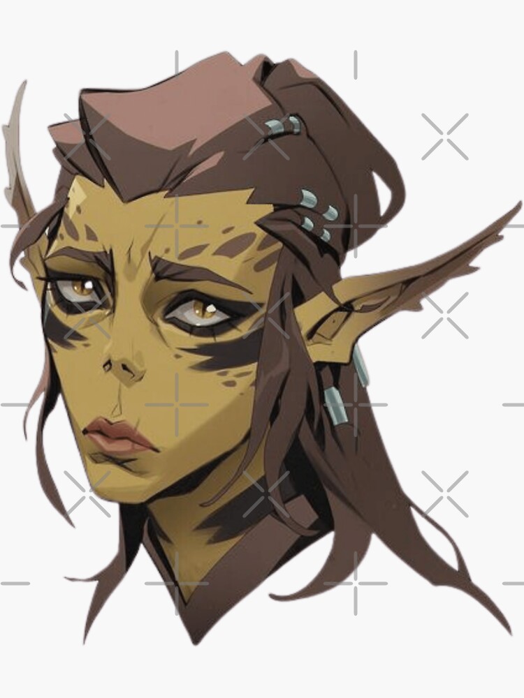 " Lae'zel - leazel Bg3 game " Sticker for Sale by MateoYamal | Redbubble