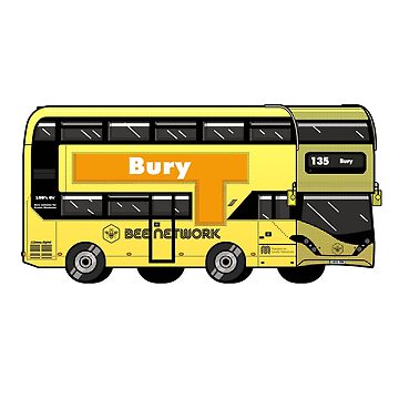 "Bury Transport for Greater Manchester (TfGM) Bee Network yellow bus ...