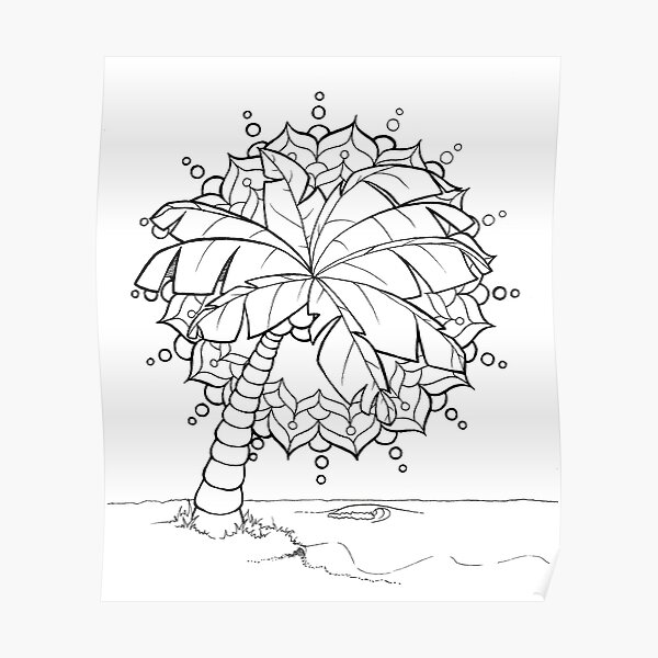 Adult Coloring Posters | Redbubble