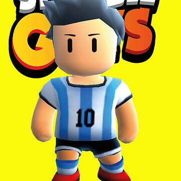 " Messi stumble guys yellow" Poster by DofinaSur | Redbubble