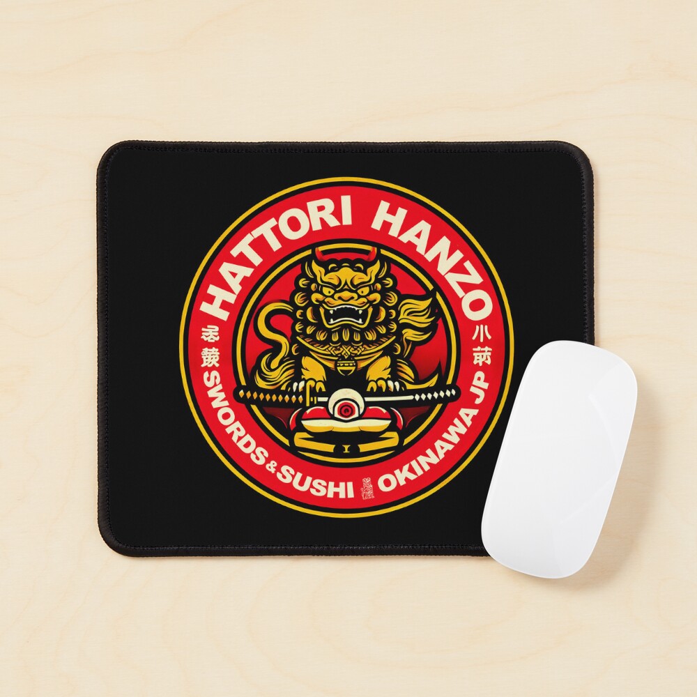 "Hattori Hanzo - Swords & Sushi" Sticker for Sale by Le-Freak | Redbubble