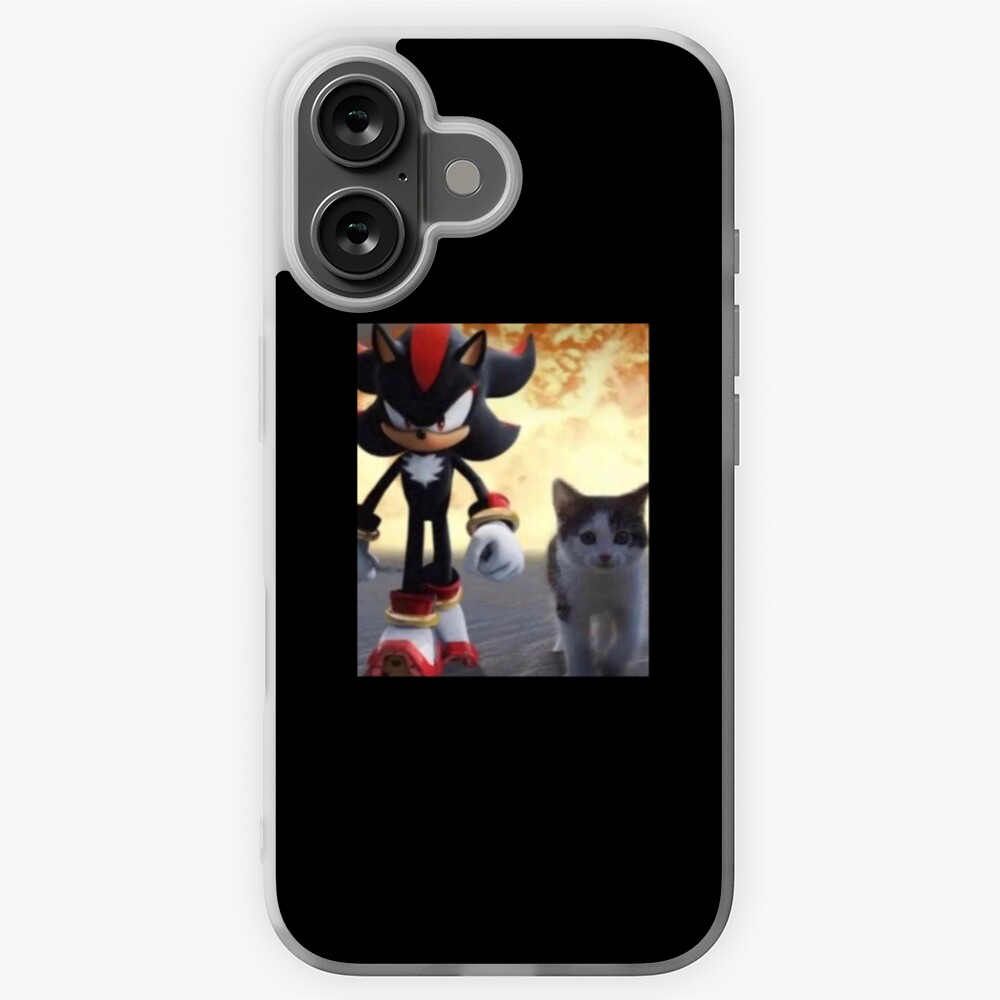 "Shadow the Hedgehog walking with cat" Sticker for Sale by neogirl ...