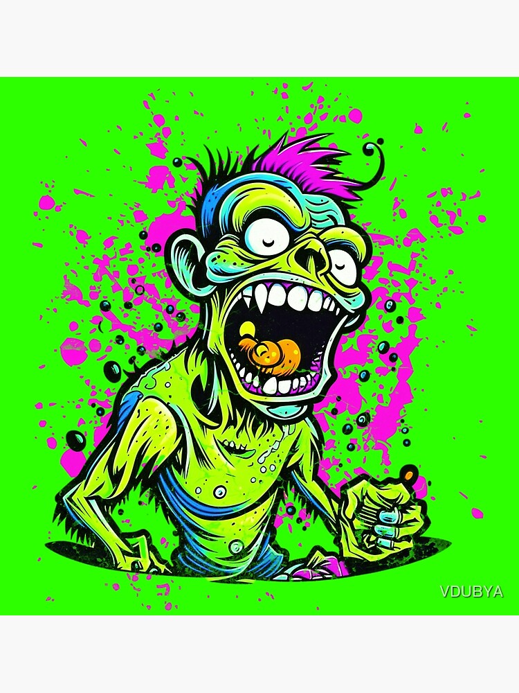 Zombie Eating Brains Art