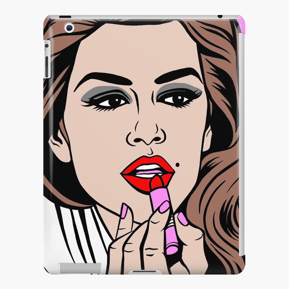 Cindy Red Lips Comic Girl Ipad Case And Skin For Sale By Turddemon